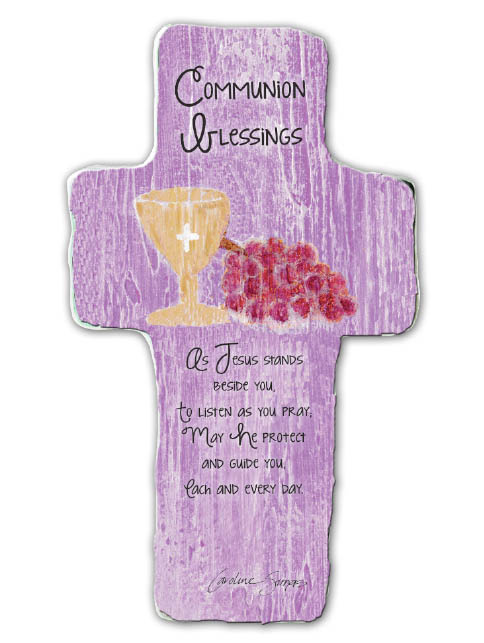 CG724 Communion Metal Cross | Catholics Corner
