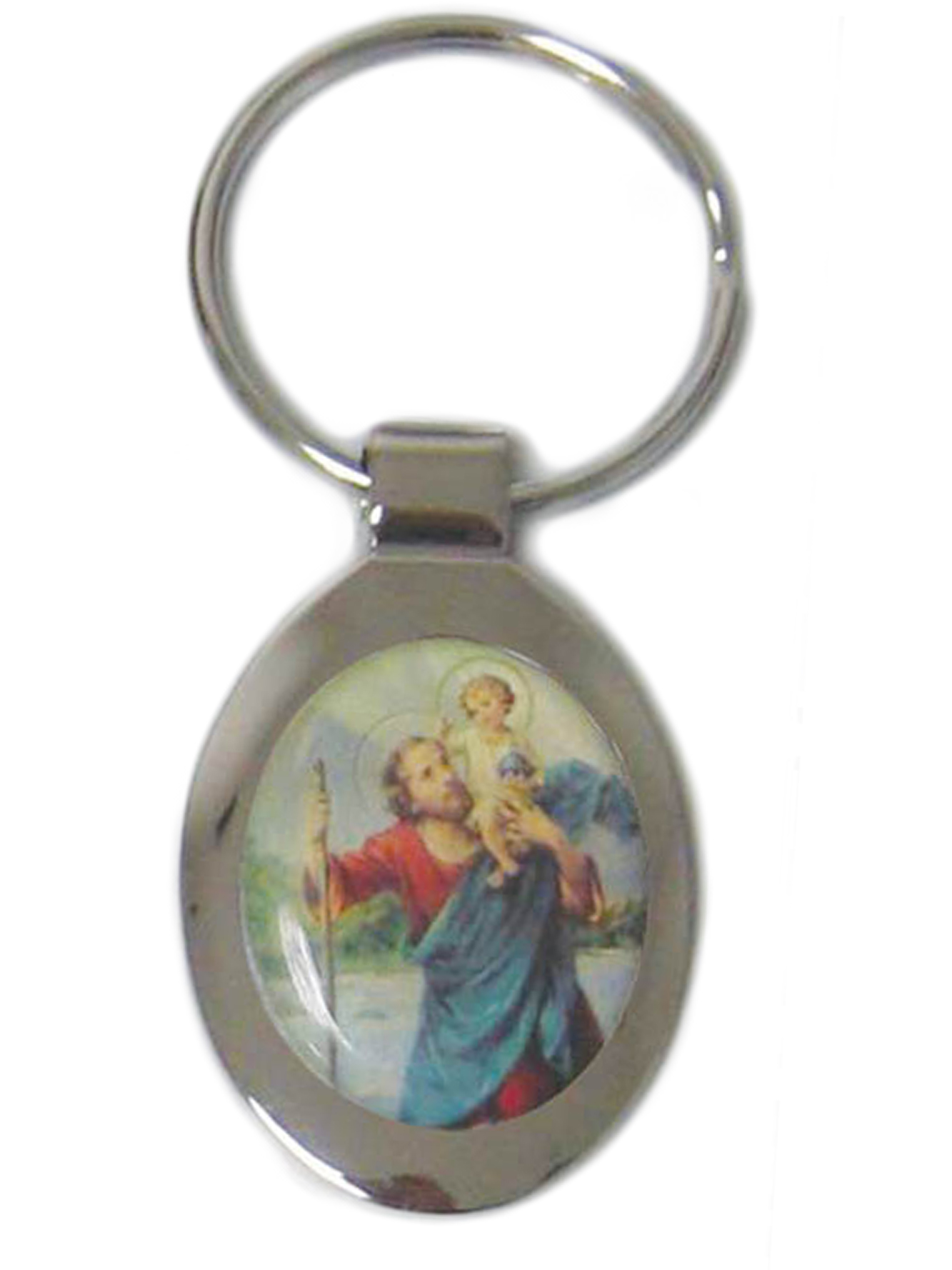OG3410 St Christopher Keyring | Catholics Corner