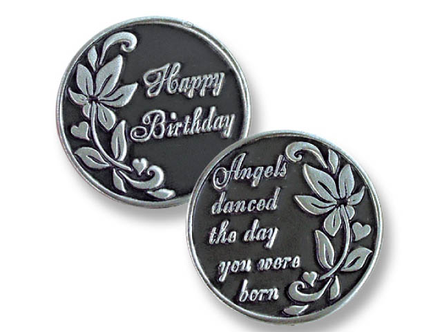 OG1227 Happy Birthday Pocket Token | Catholics Corner
