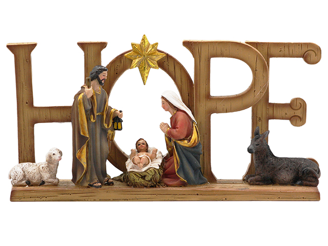 XS1007 Hope Nativity Scene | Catholics Corner